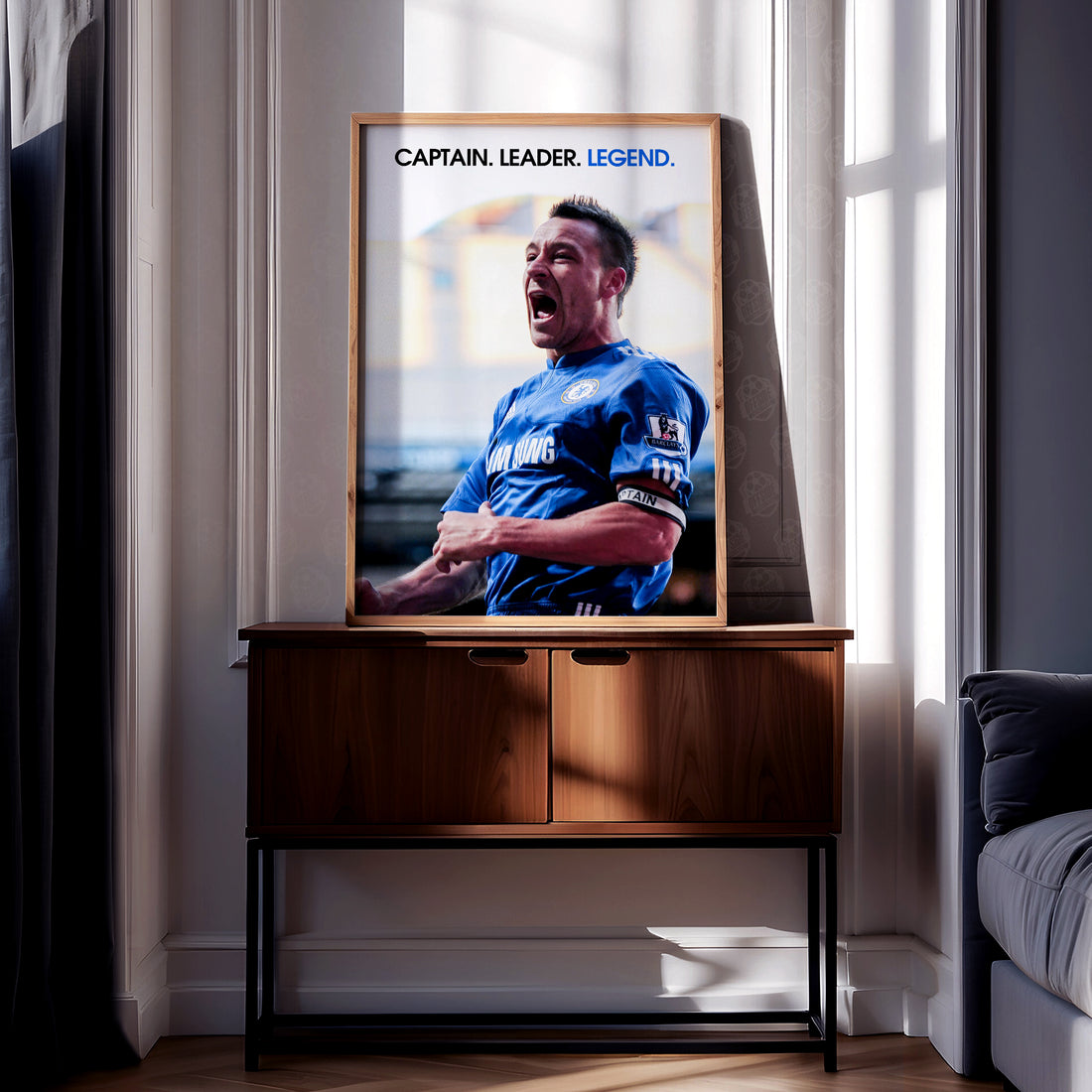 John Terry 'Captain. Leader. Legend.' Poster – Offside Posters