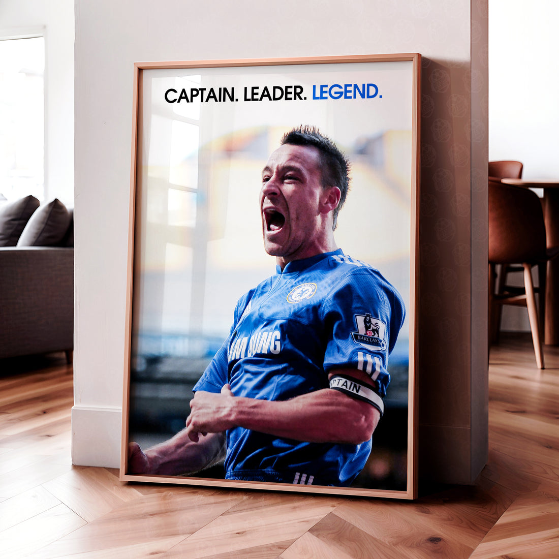 John Terry 'Captain. Leader. Legend.' Poster – Offside Posters