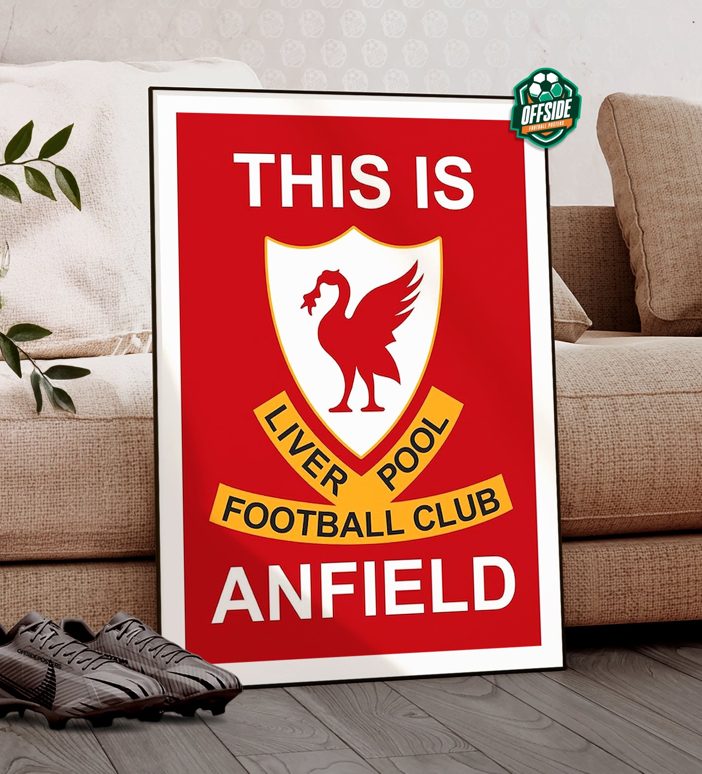 Liverpool 'This Is Anfield Sign' Poster – Offside Posters