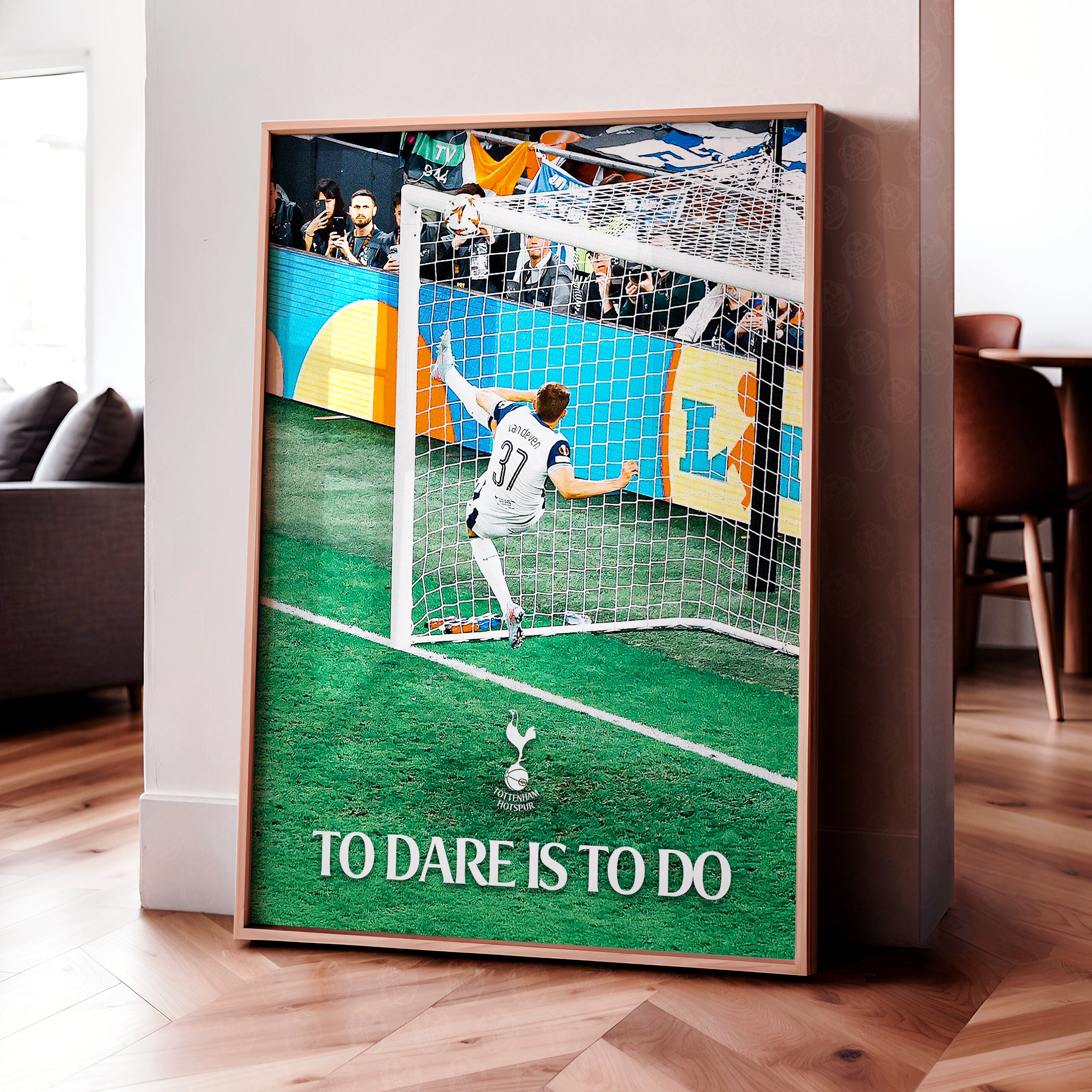 Micky van de Ven 'To Dare Is To Do' Poster – Offside Posters