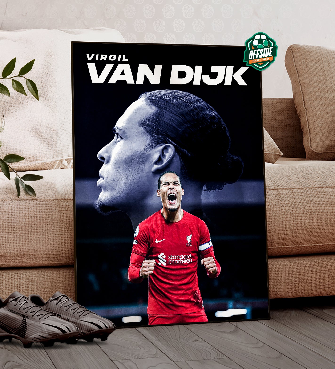 Virgil van Dijk Poster – Offside Posters