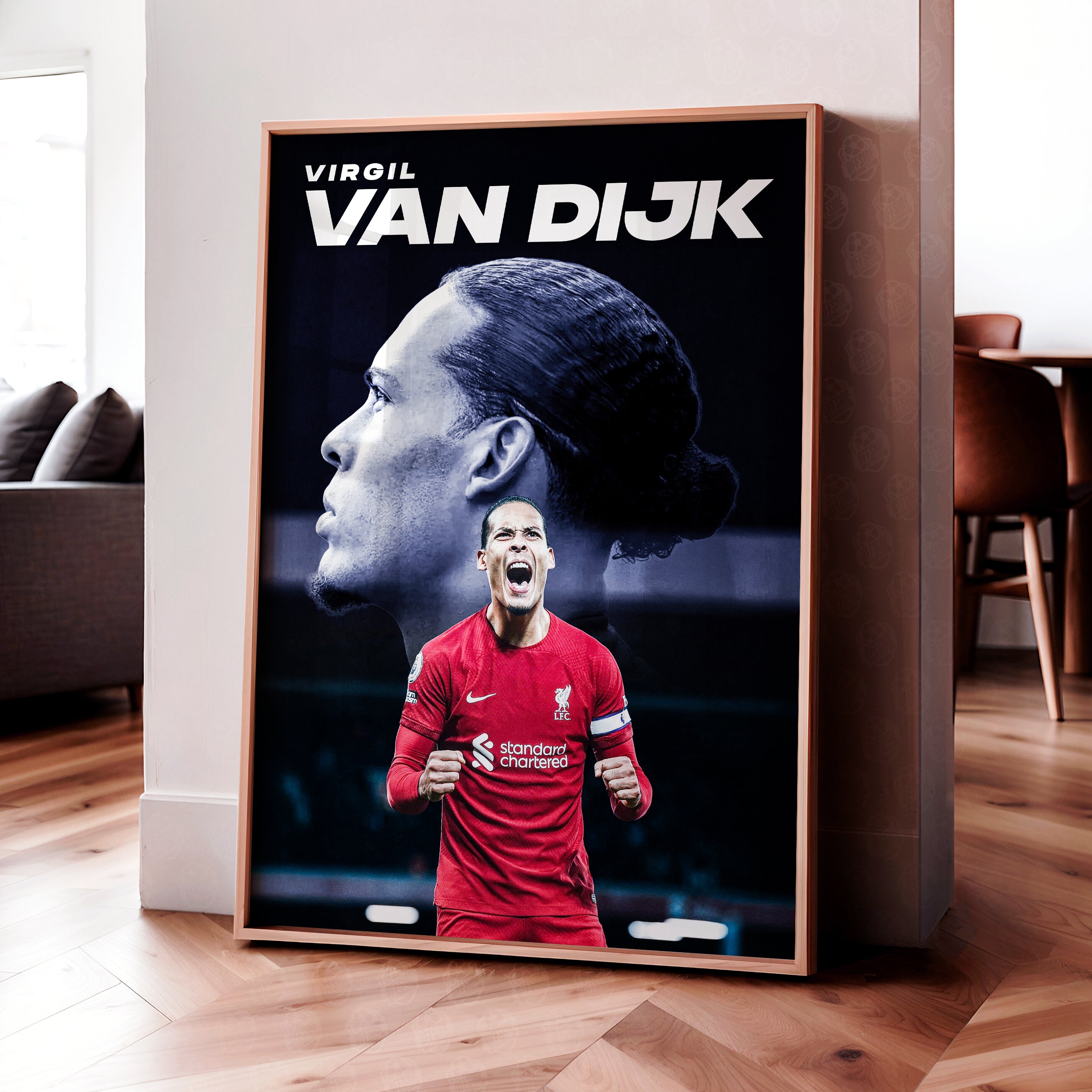 Virgil van Dijk Poster – Offside Posters