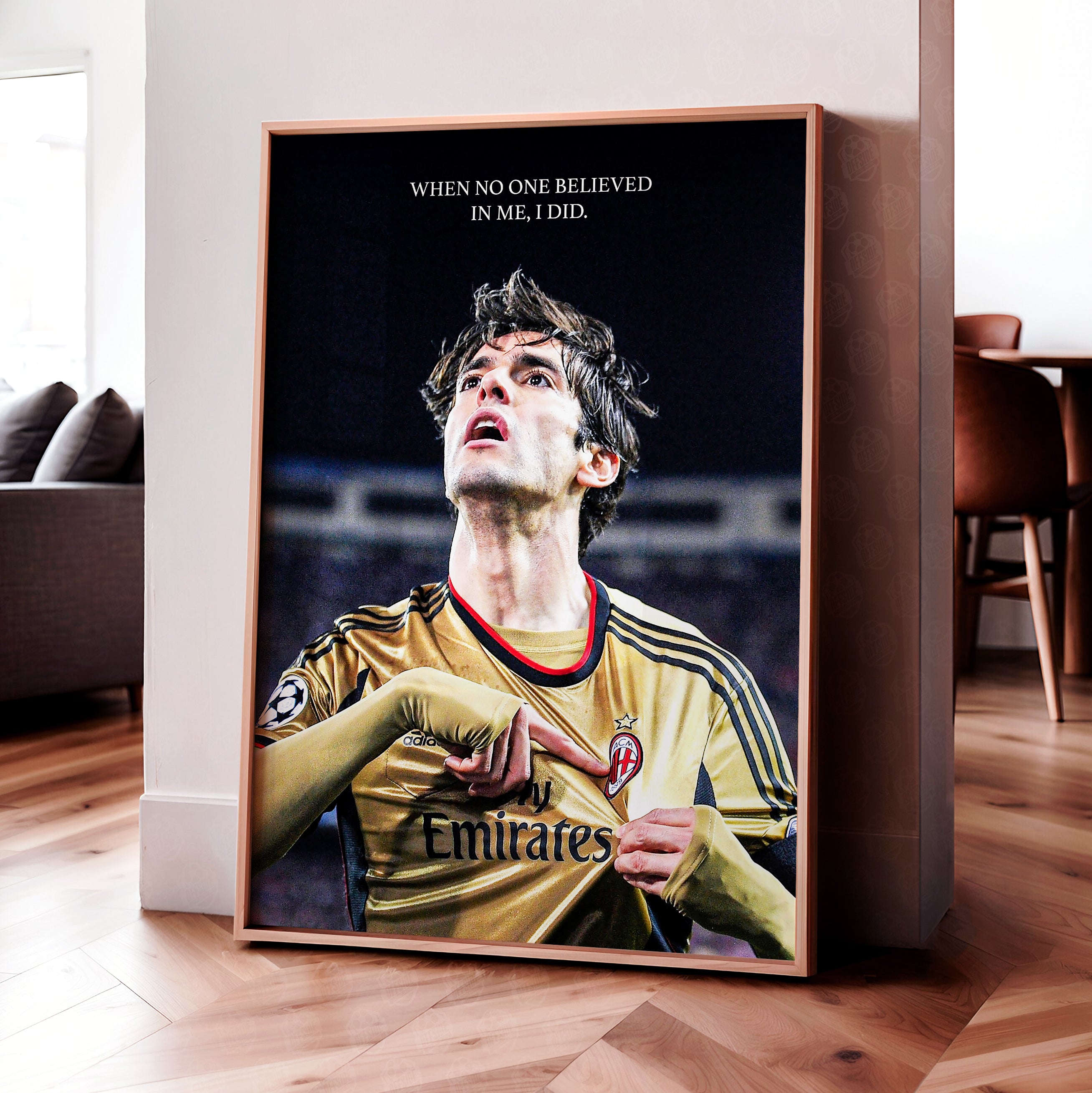 Kaka 'Believe' Poster – Offside Posters
