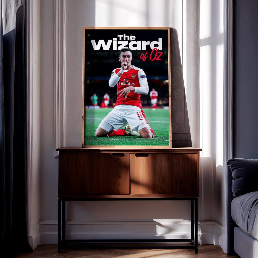 Mesut Ozil 'Wizard Of Oz' Poster – Offside Posters