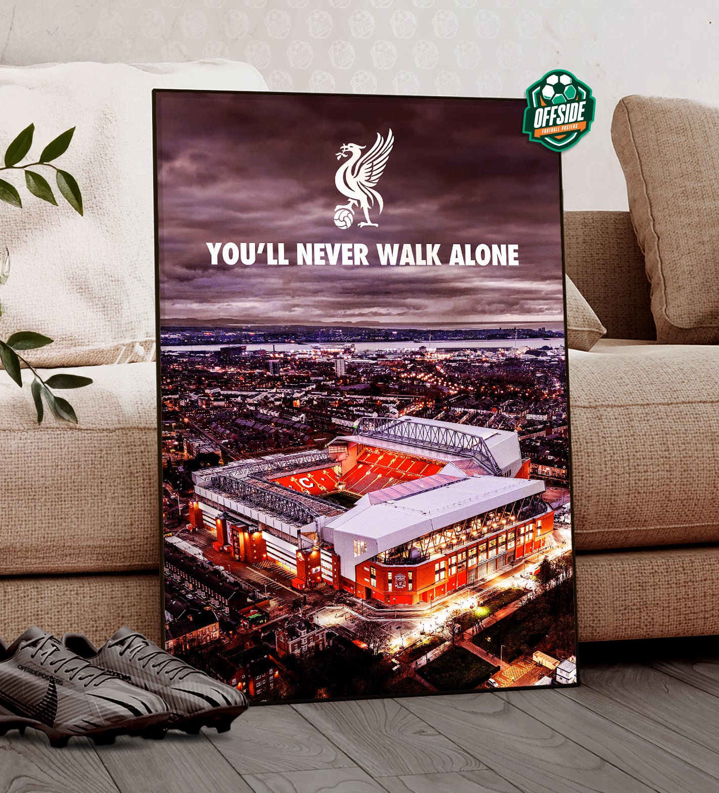 Liverpool 'YNWA Anfield' Poster – Offside Posters