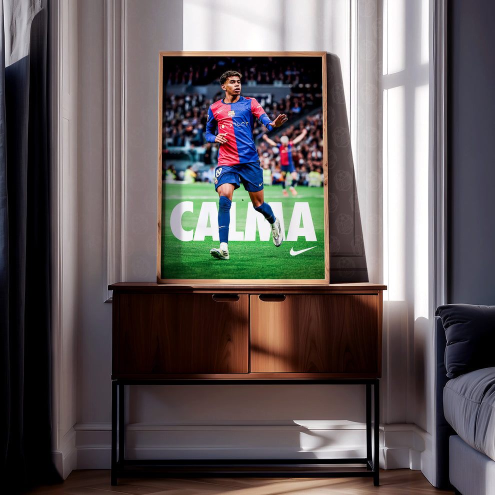 Lamine Yamal 'Calma' Poster – Offside Posters