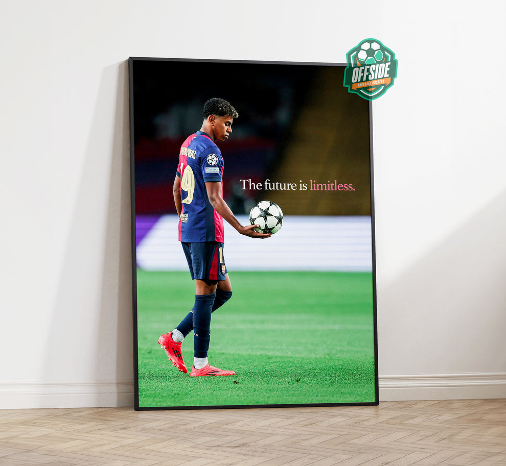 Lamine Yamal 'Limitless' Poster – Offside Posters