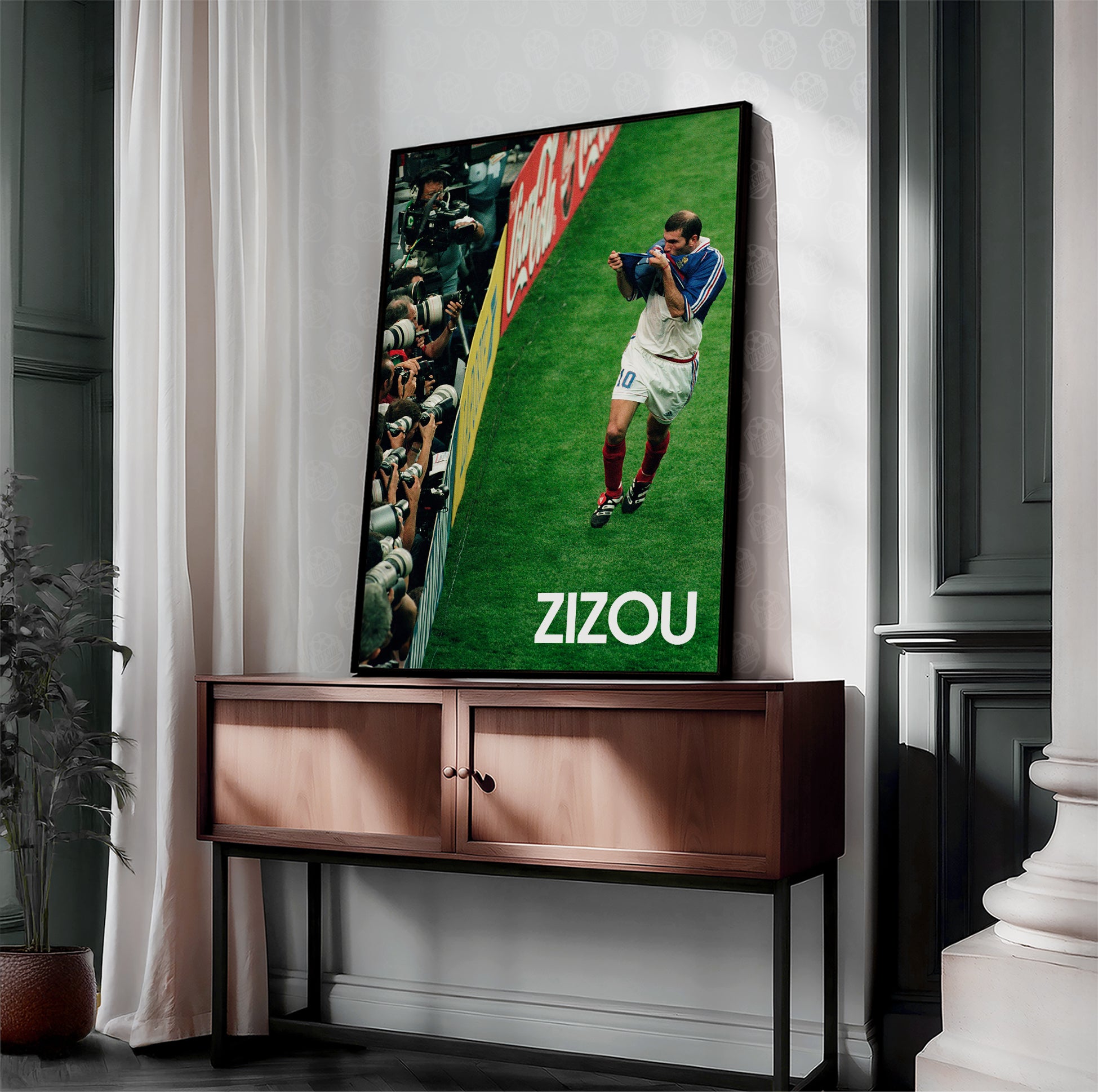 Zinedine Zidane 'Zizou' Poster – Offside Posters