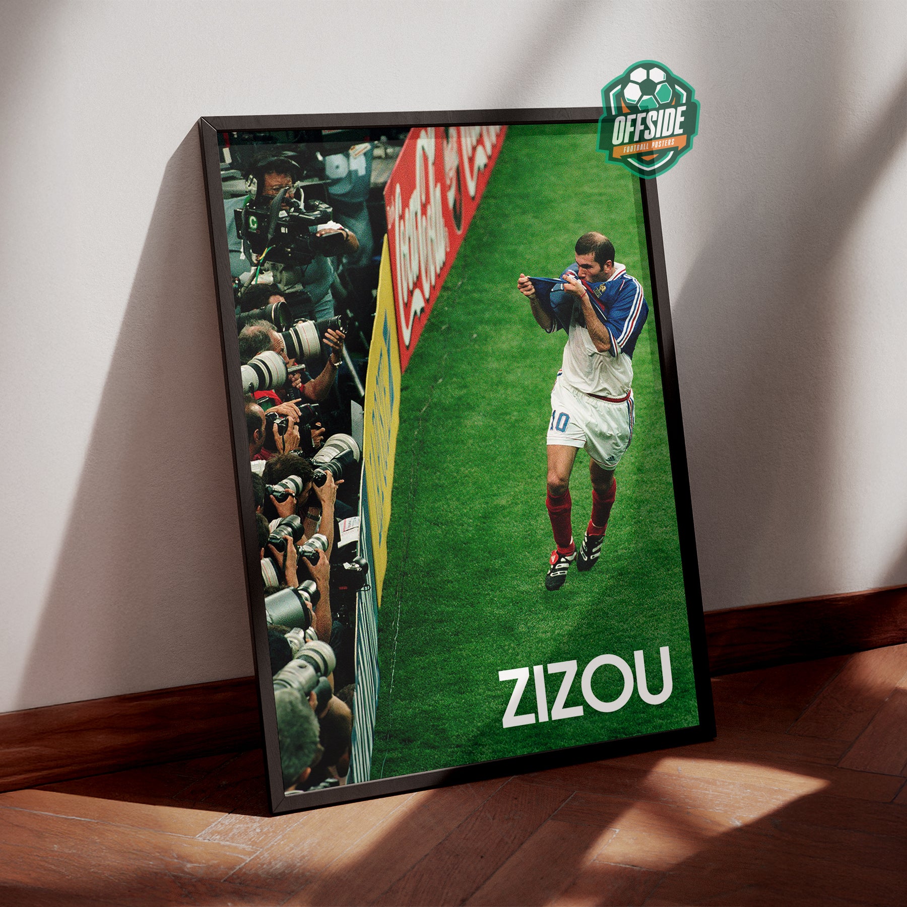 Zinedine Zidane 'Zizou' Poster – Offside Posters