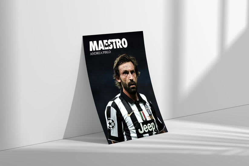 Andrea Pirlo 'Maestro' Poster – Offside Posters